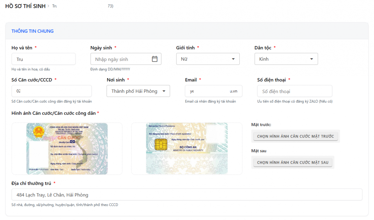 [2025] Hướng dẫn khai phiếu đăng ký và thủ tục đăng ký xét tuyển theo hình thức sử dụng kết quả ...